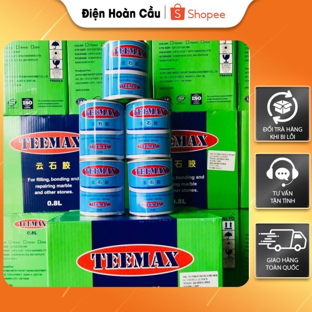 Keo Dán Đá TEEMAX EPOXY 2 Thành Phần | Shopee Việt Nam