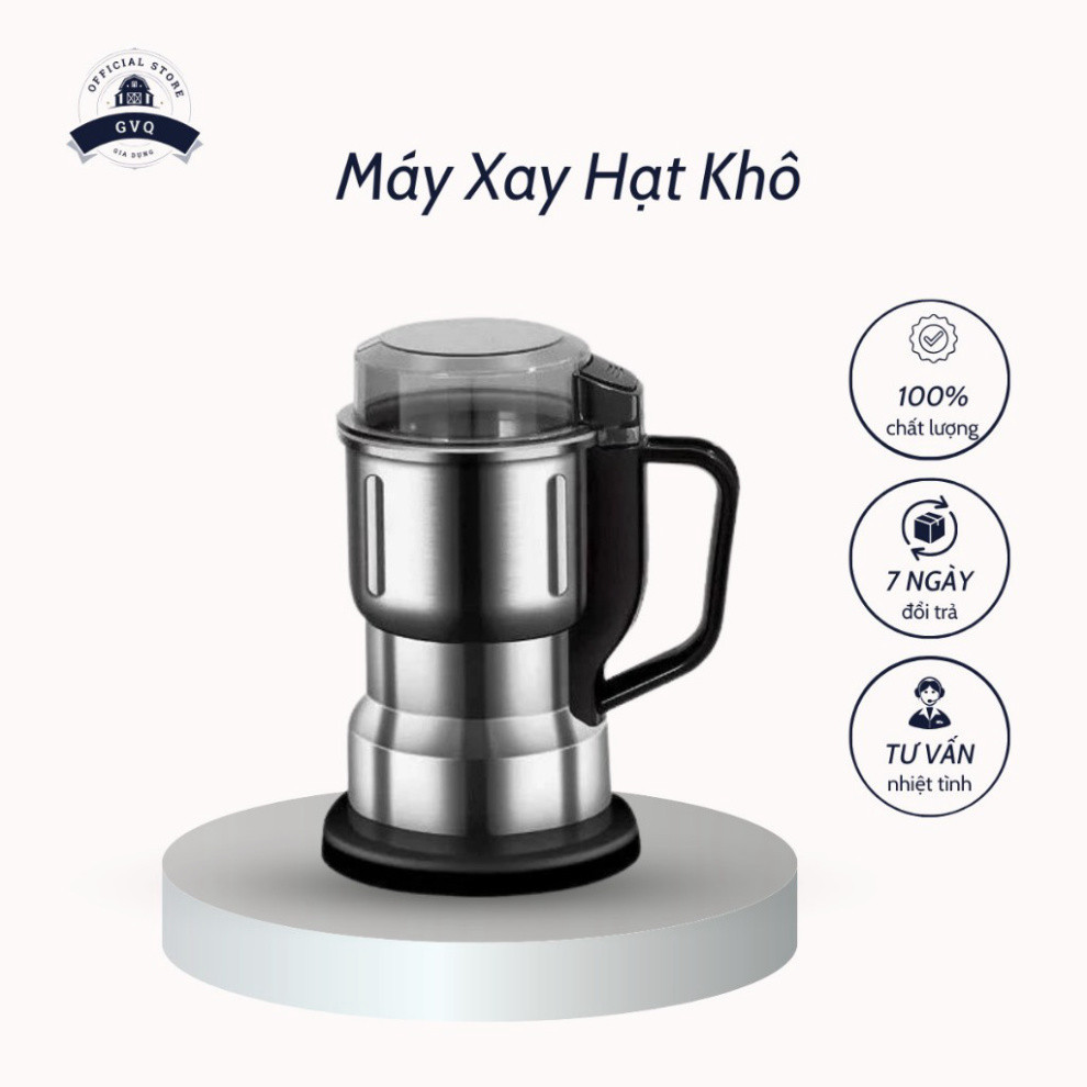 Máy Xay Hạt Khô Công Suất 300W 6 Lưỡi Bằng Thép Không Gỉ Xay Các Loại ...
