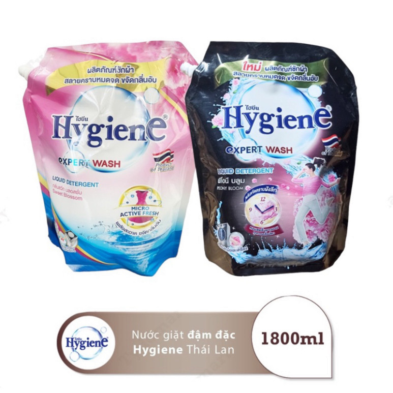Nước giặt Hygiene Expert Wash Thái Lan 1800ml siêu sạch siêu thơm hàng chính hãng mới | Shopee ...