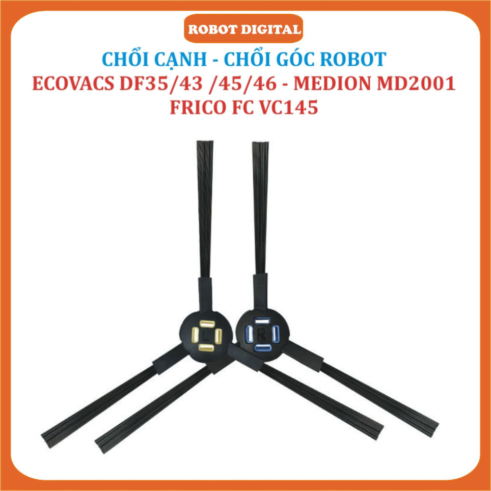 Phụ kiện robot Ecovac DF35/43/45/46, Frico Fc VC145, Medion 2001 Chổi cạnh, Chổi quét, Chổi ven ...