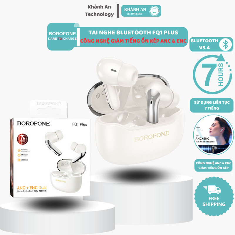 Tai nghe không dây chống ồn kép ANC & ENC – Khánh An Technology – Tai nghe Bluetooth 7H liên tục ...