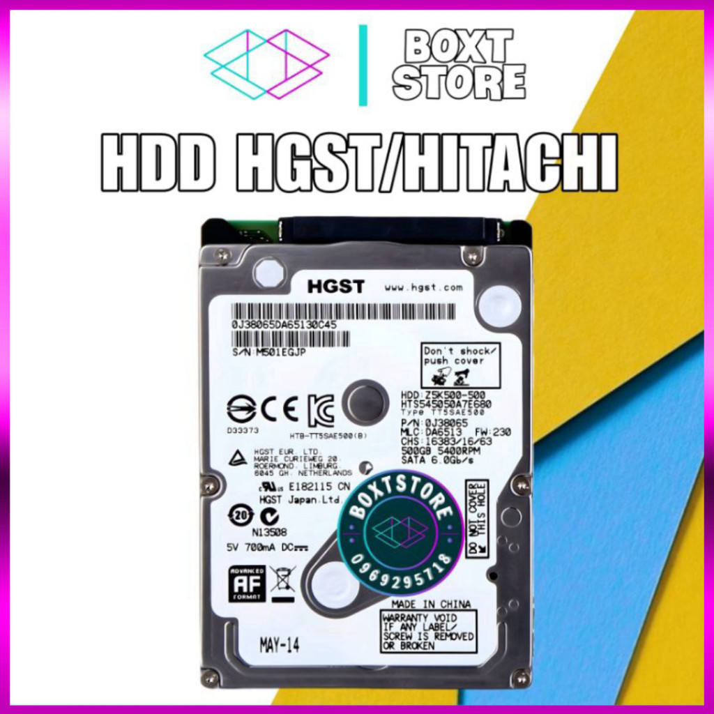 {loại 1} Ổ Cứng HDD HGST Hitachi 500GB 1TB 2.5 Inch SATA III 5400RPM ...