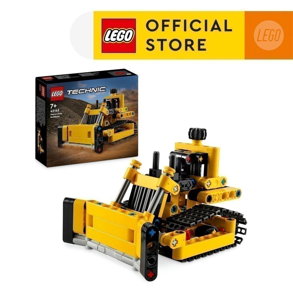 LEGO TECHNIC 42163 Đồ chơi lắp ráp Máy ủi hạng nặng (195 chi tiết ...