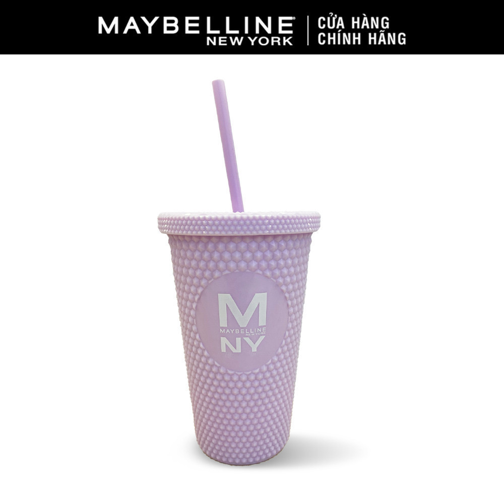 [Quà tặng] Ly Nước Gai Kèm Ống Hút Tím Lumi Matte Maybelline New York Cold Cup 450ML | Shopee ...