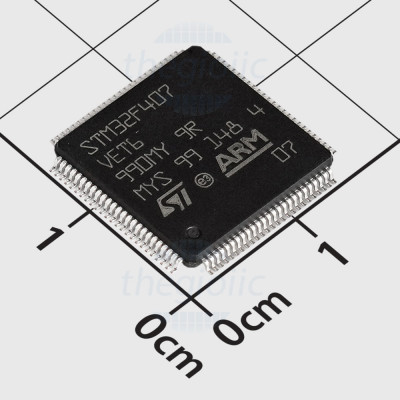 IC Vi Điều Khiển STM32F407VET6, 32-Bit ARM Cortex M4 Microcontroller ...