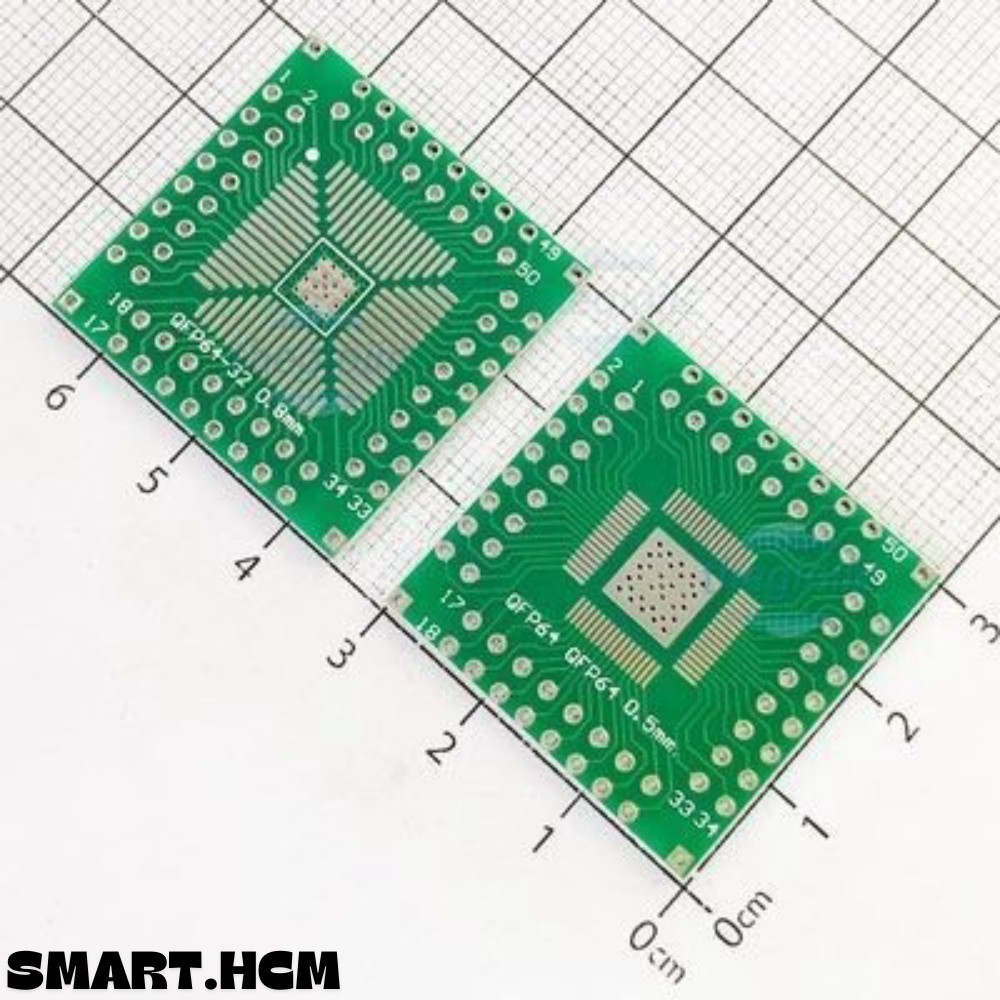 Bộ Chuyển Đổi Chân IC -Đế Đổi Chân QFP-64 QFN-64 To DIP-64//5 smart.hcm ...