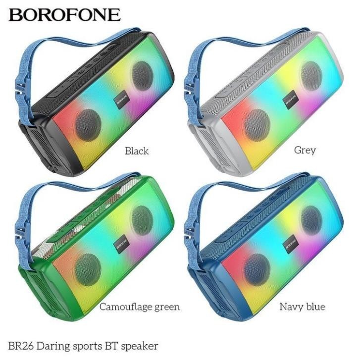 Loa Bluetooth Không Dây BR26 Borofone, Công Suất 5W, Nghe Nhạc, gọi điện, FM, hỗ trợ thẻ nhớ ...