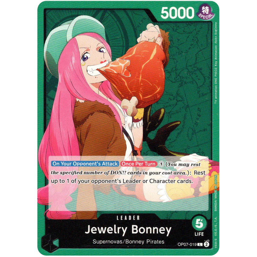 Thẻ bài One Piece OP07-019 - Jewelry Bonney - Leader | Shopee Việt Nam