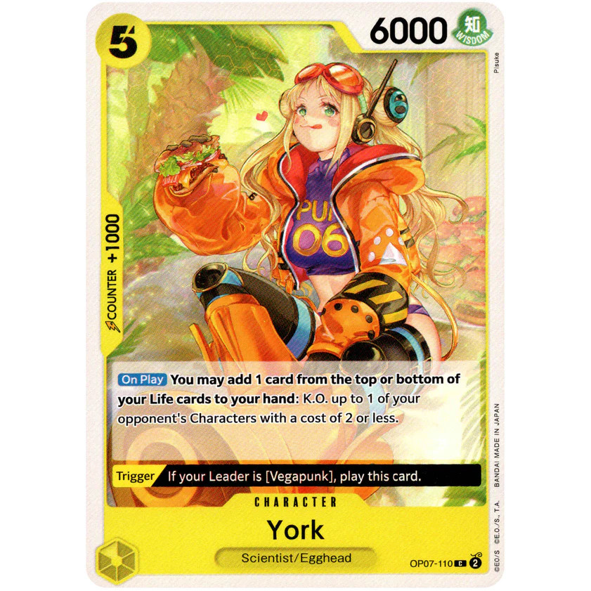 Thẻ bài One Piece OP07-110 - York - Character - Common | Shopee Việt Nam