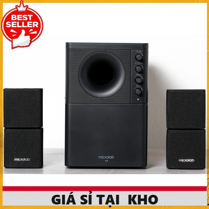 『GIA SI TAI KHO』 Bộ Loa máy tính MICROLAB X2 2.1 Công Suất 46W tái tạo ...