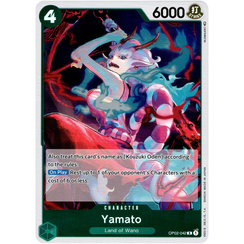 Thẻ bài One Piece OP02-042 - Yamato - Character - Rare | Shopee Việt Nam