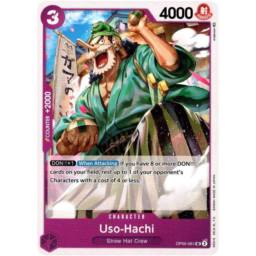 Thẻ bài One Piece OP05-061 - Uso-Hachi - Character - Uncommon | Shopee ...