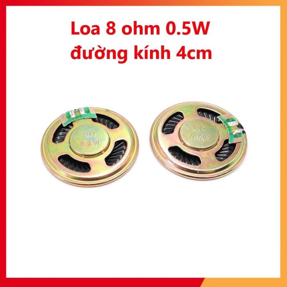 Loa 8 ohm 0.5W đường kính 4cm | Shopee Việt Nam