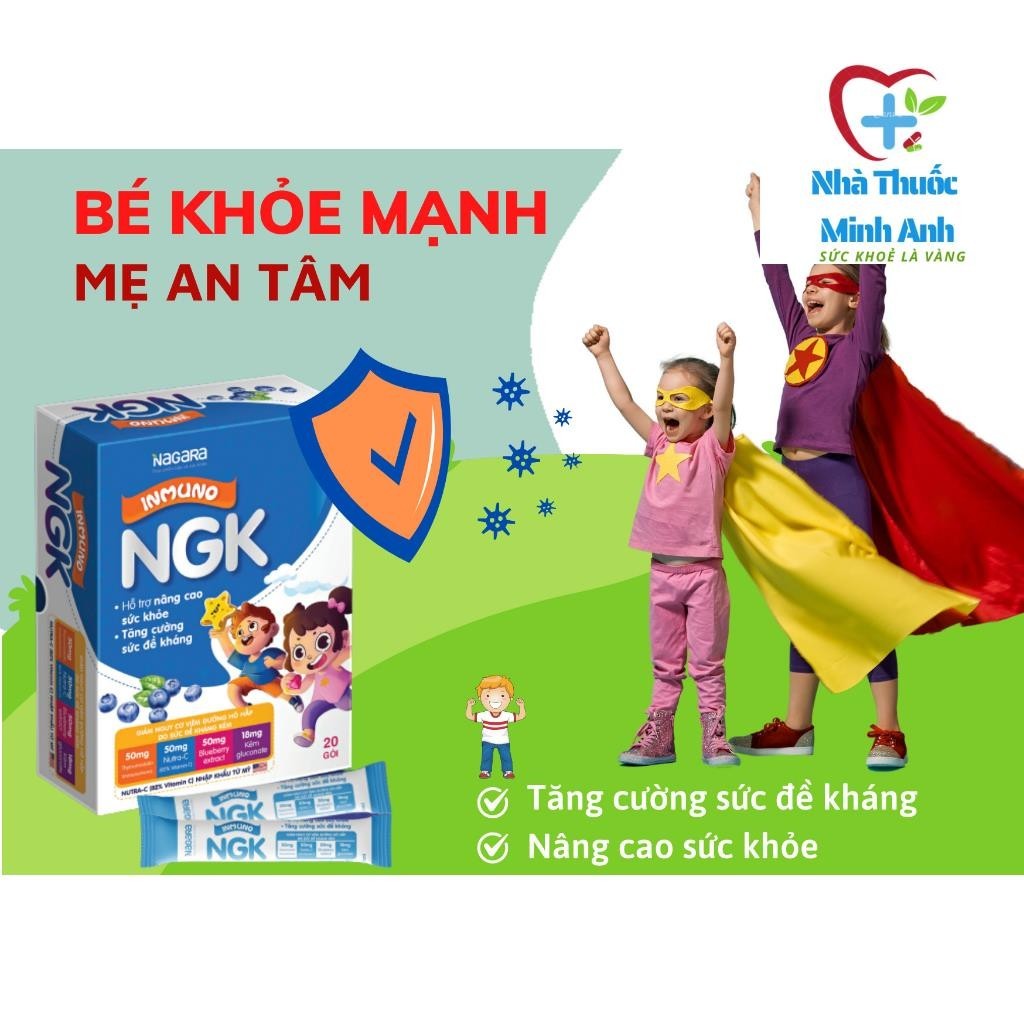 INMUNO NGK (siro) - Giúp bé ăn ngon, Hỗ trợ nâng cao sức đề kháng, bồi ...