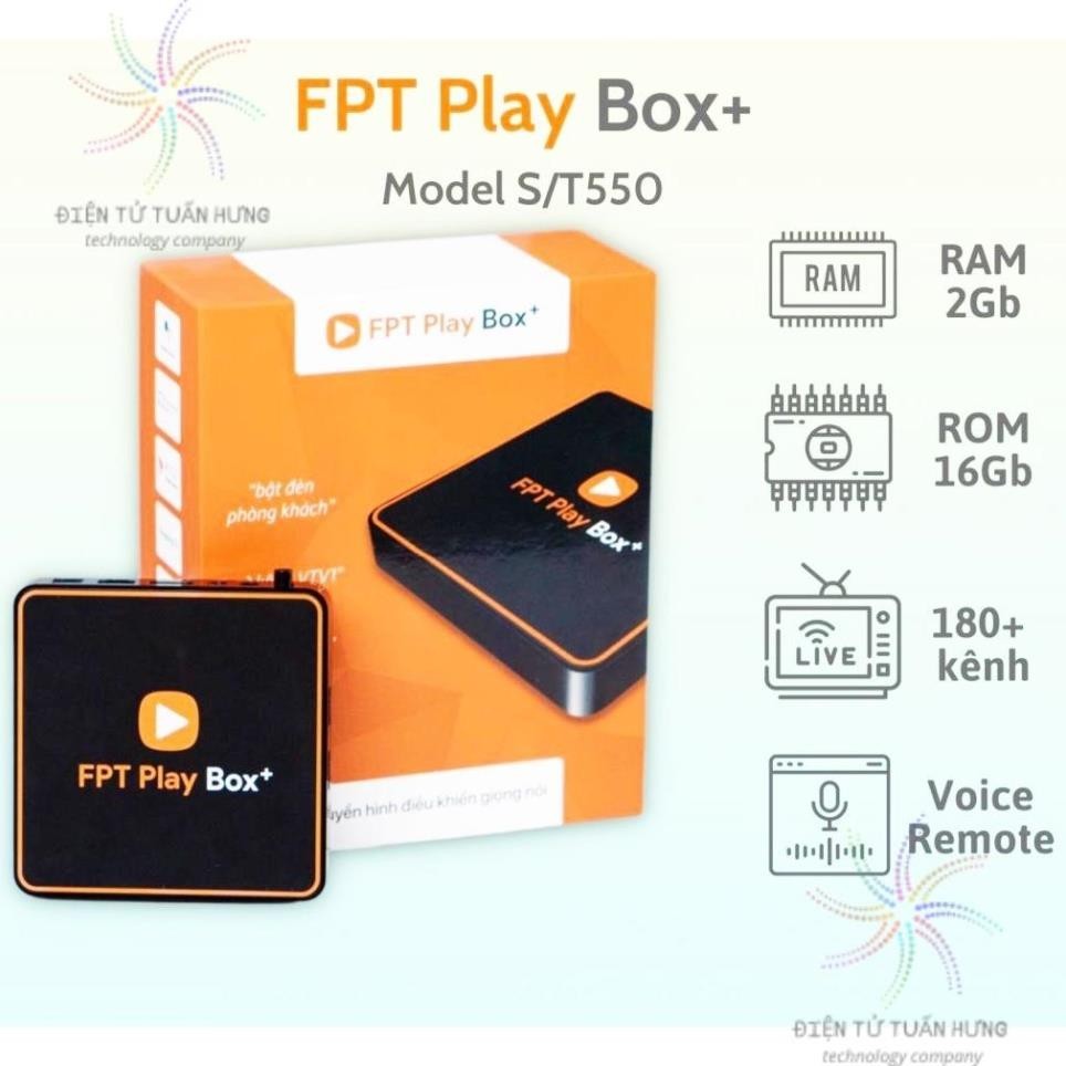 BOX SMART FPT PLAY BOX T550 2G CHÍNH HÃNG , KÈM REMOTE VOICE ( MIỄN PHÍ ...