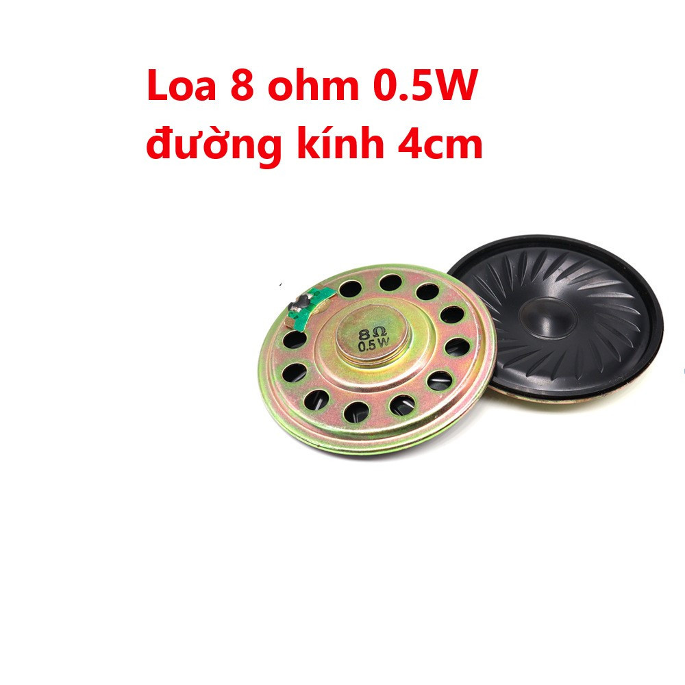 Loa 8 ohm 0.5W đường kính 4cm | Shopee Việt Nam