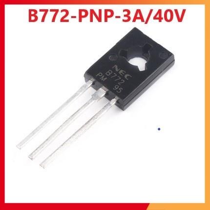 Transistor Thuận B772-TO126 PNP 3A/40V, Ngược D882- TO126 NPN | Shopee Việt Nam