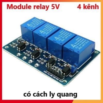 Mạch module relay 5V 4 kênh, 12V 4 kênh có cách ly quang | Shopee Việt Nam