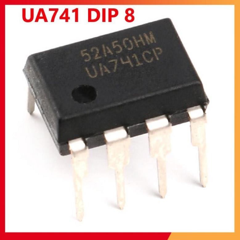 Ic Khuếch Đại Thuật Toán Op Amp UA741 Dip 8 - Chân Cắm, chính hãng | Shopee Việt Nam