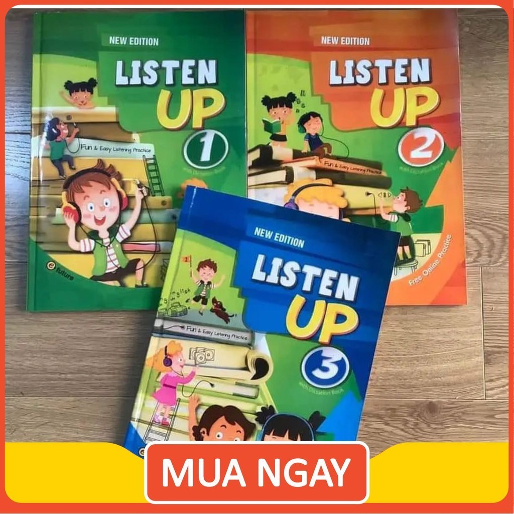 Listenup 3 level in màu nhanh có audio | Shopee Việt Nam
