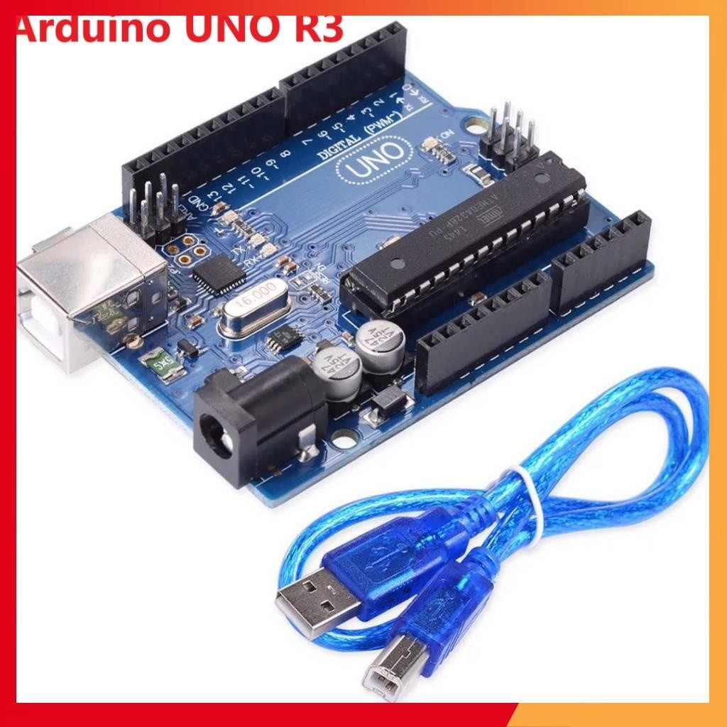 KIT Arduino Uno R3 Atmega328P Chíp Cắm Có Kèm Dây Cáp, R3 Chíp Dán ...