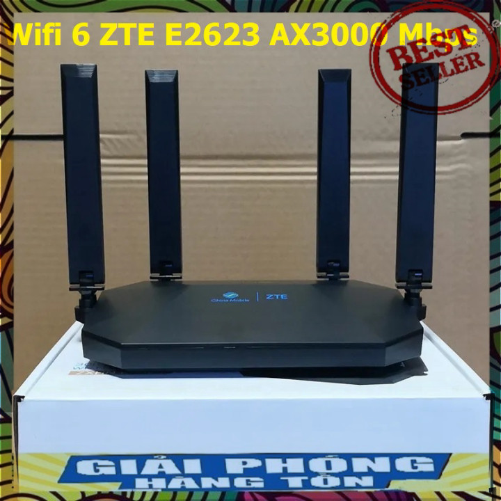 Tận Hưởng Kết Nối Mạng Mạnh Mẽ với Bộ Phát Router Wifi6 ZTE E2623 ...