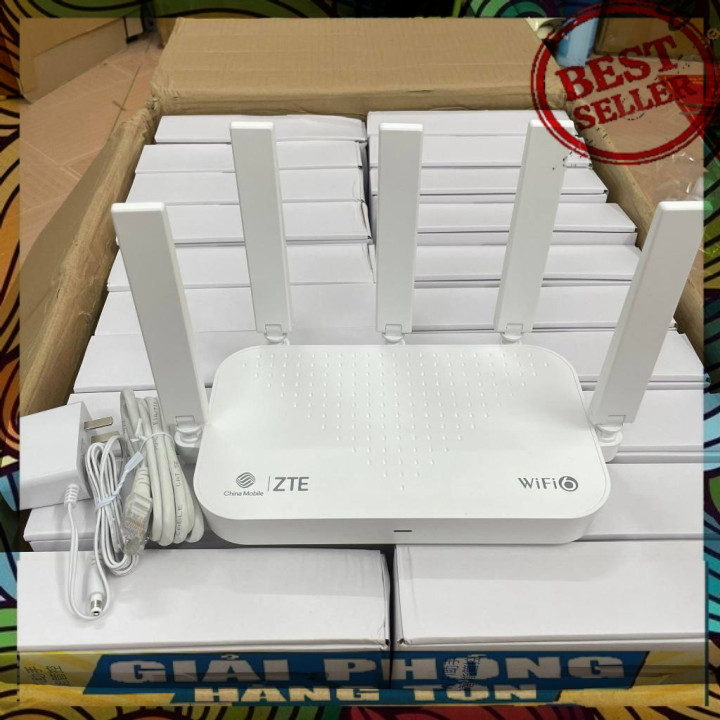 Bộ Phát Router Wifi6 ZTE E2633 AX3000 Mbps ( Mới 100% Fullbox ) Công Nghệ WiFi 6 - 2.4G 573Mbps ...