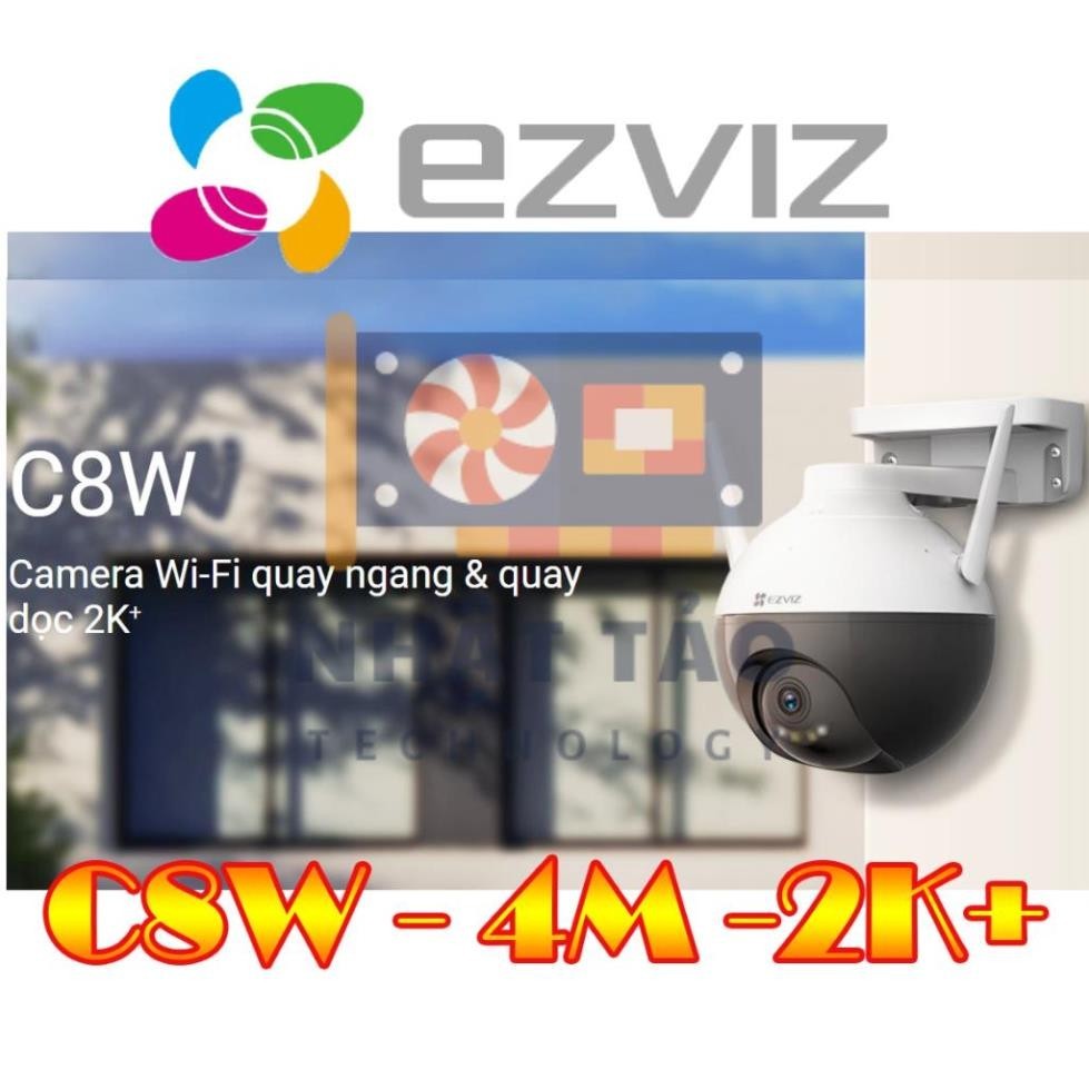CAMERA IP Wifi quay quét EZVIZ C8W 4MP CHÍNH HÃNG quay quét 360 độ Full ...