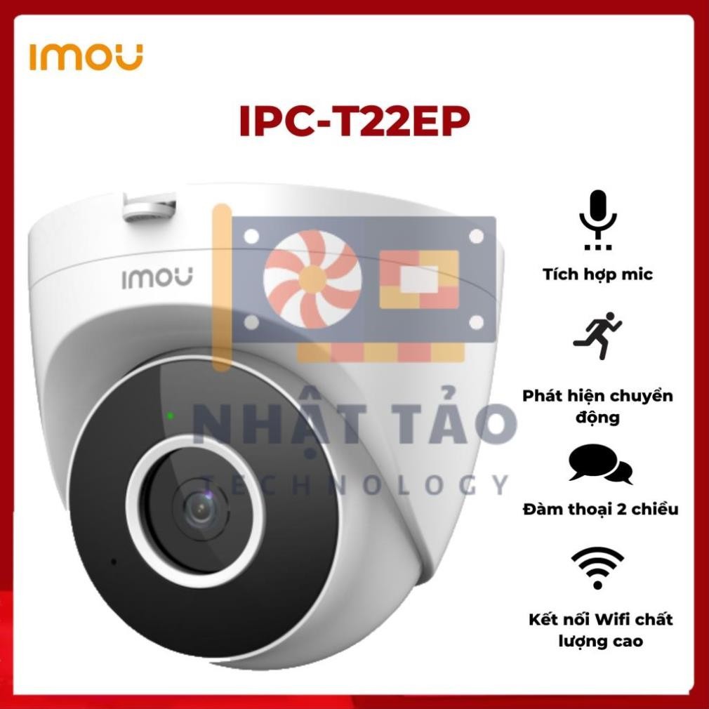 Camera WiFi Imou Turret SE IPC-T22EP 2MP Full HD / Tích hợp Micro ghi ...