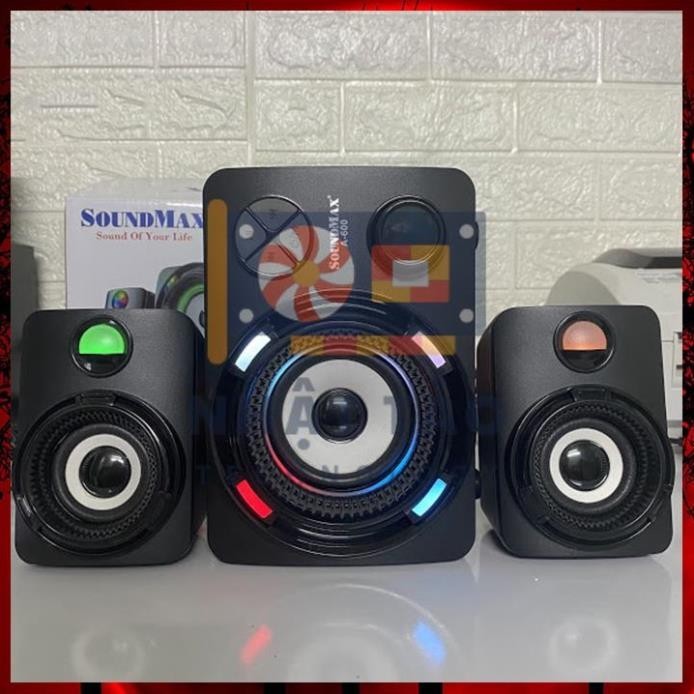 Loa Máy Vi Tính Bluetooth Để Bàn Chính Hãng 2.1 SoundMax A600 Led RGB ...