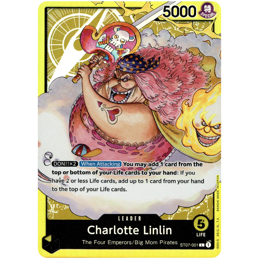 Thẻ bài One Piece ST07-001 - Charlotte Linlin - Leader | Shopee Việt Nam