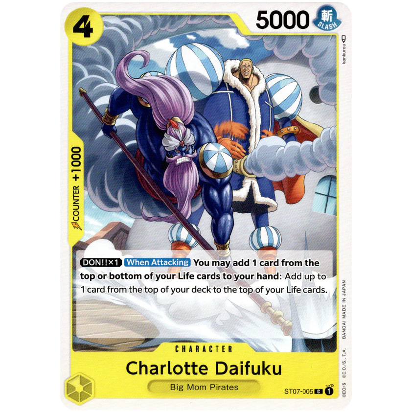 Thẻ bài One Piece ST07-005 - Charlotte Daifuku - Character - Common ...