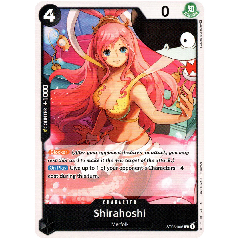 Thẻ bài One Piece ST08-006 - Shirahoshi - Character - Common | Shopee Việt Nam