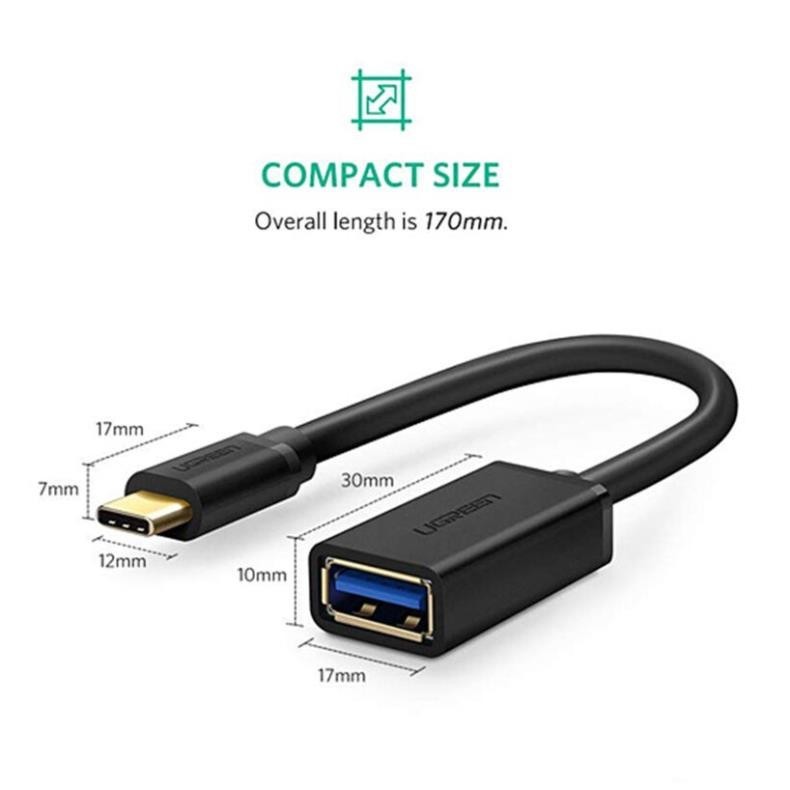 Cáp OTG USB TYPE-C USB 3.0 Cao Cấp Ugreen 30701 | Shopee Việt Nam