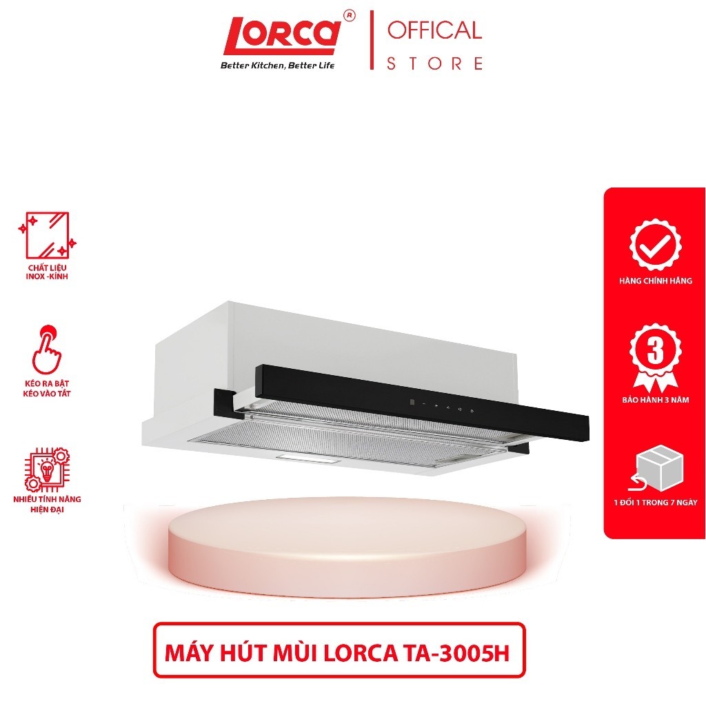 Máy Hút Mùi LORCA TA 3005H 70cm Hàng Nhập Khẩu Chính Hãng, Giảm Tiếng ...