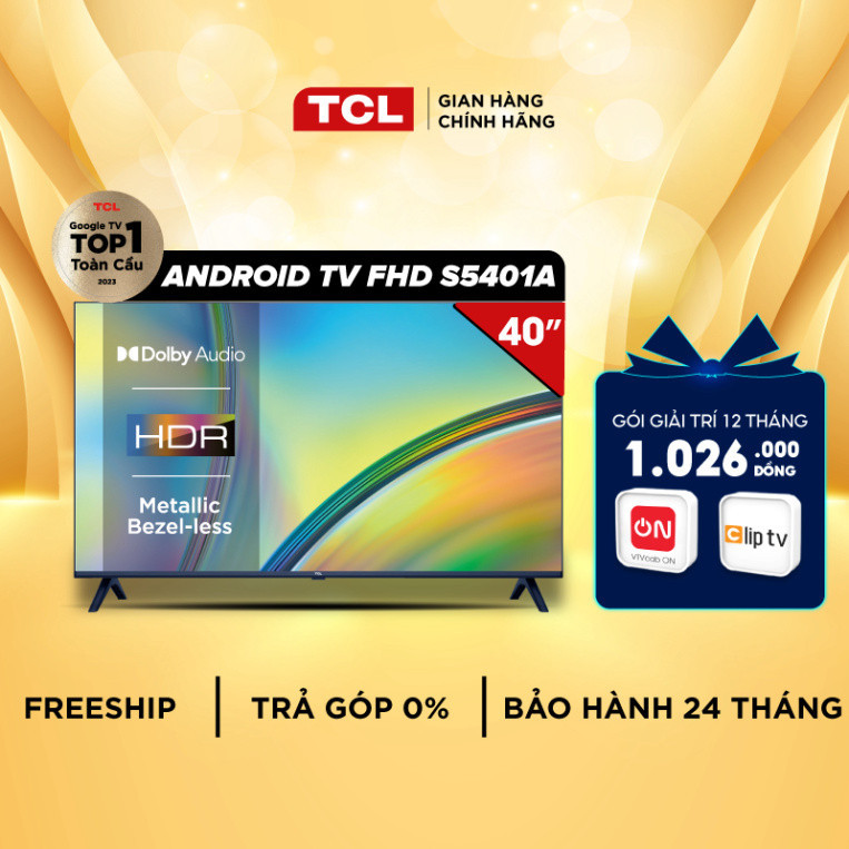 chính hãng Android TV FHD TCL 40 inch - 40S5401A - Smart TV - Hàng ...
