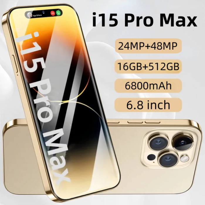 COD i15Pro Max Điện thoại thông minh 16GB + 512GB Điện thoại Android ...