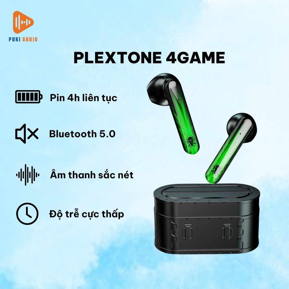 Tai nghe chơi game PLEXTONE 4 Game -Tai nghe bluetooth không dây V5.0 ...