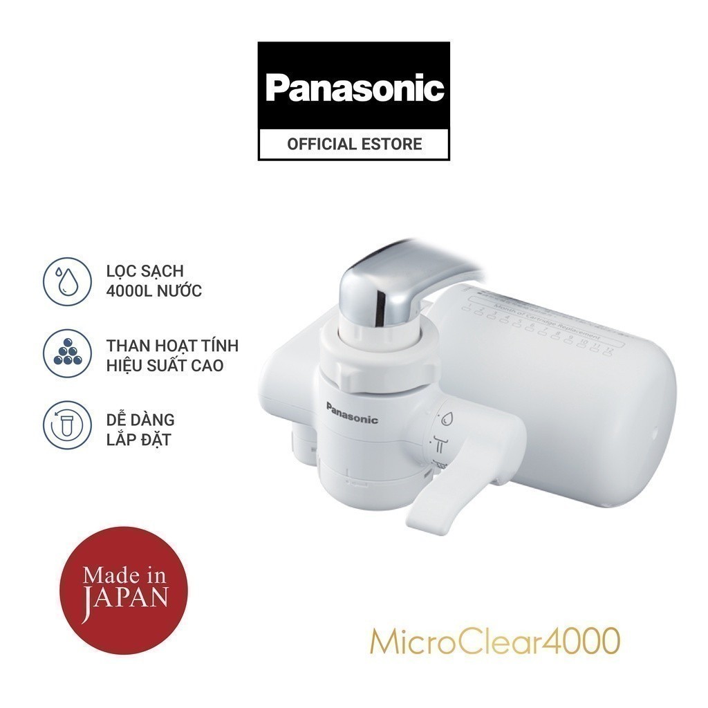 Máy lọc nước tại vòi Panasonic MicroClear TK-CJ300-WVN - 4000L nước sạch | Shopee Việt Nam