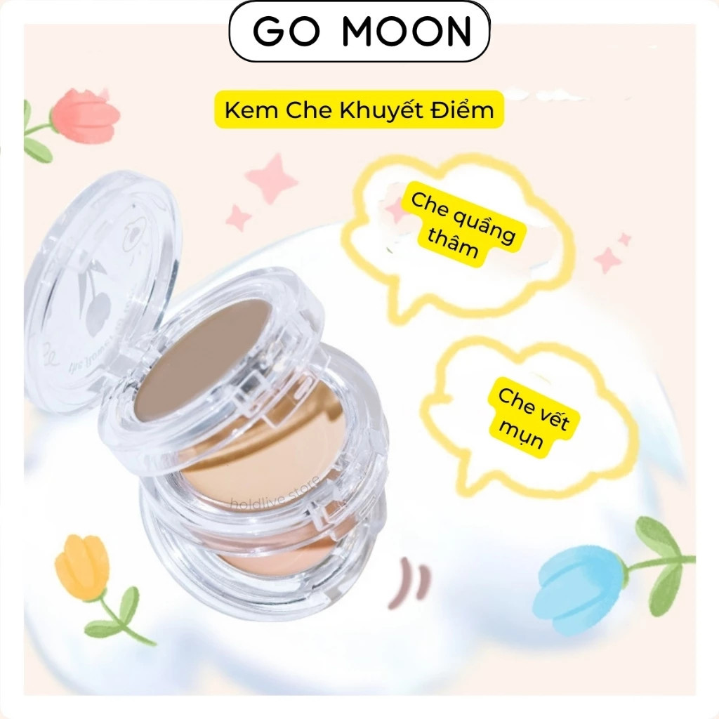 [New] Kem che khuyết điểm 3 màu Gogo tales GT414 3 tầng dưỡng ẩm che ...