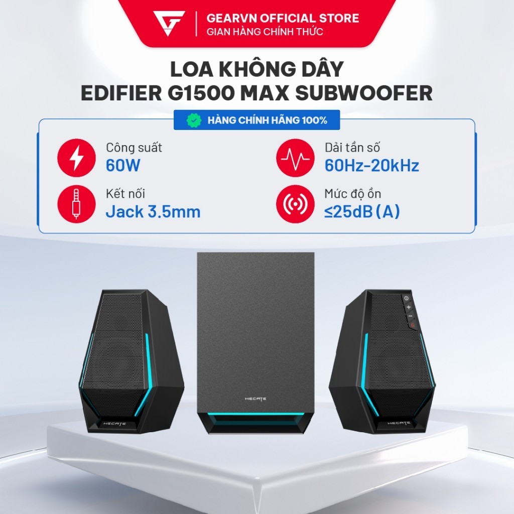 Loa Edifier Hecate Gaming 2.1 G1500 Max | Shopee Việt Nam
