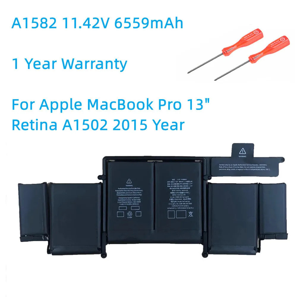 A1582 a1493 Pin máy tính xách tay cho Apple MacBook Pro 13 "Retina ...