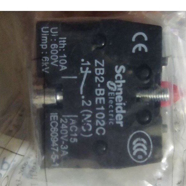 ZB2-BE101C ZB2-BE102C Tiếp điểm phụ 1NO,1NC dùng cho nút nhấn - đèn báo dòng XA2 | Shopee Việt Nam