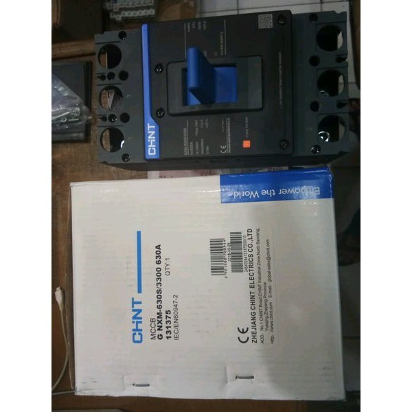 Chint MCCB Aptomat át khối 3P NXM-630S/3300 500A, 630A dòng cắt 50KA 3 cực - Chint (hàng chính ...