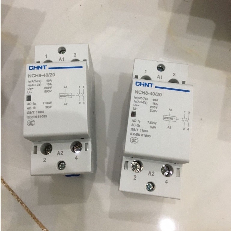 Chint Contactor khởi 1 pha 40A/220V NCH8-40/20 | Shopee Việt Nam
