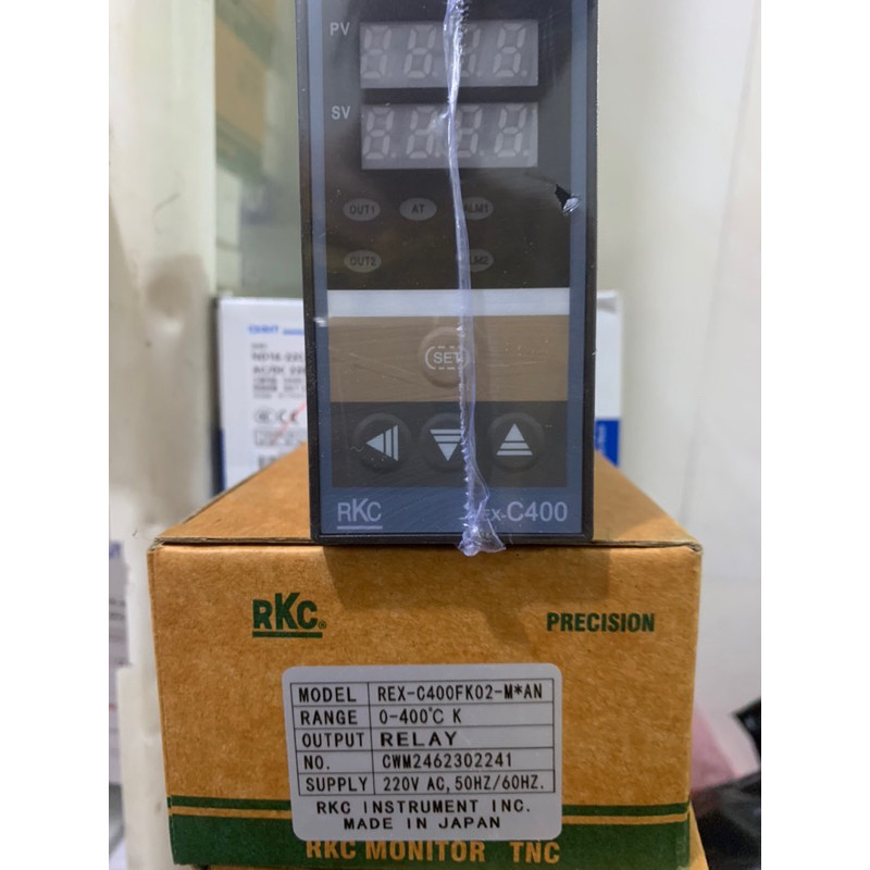 Bộ điều khiển nhiệt độ REX-C400 REX-CH402 ( đồng hồ nhiệt RKC ) 45x92 ...