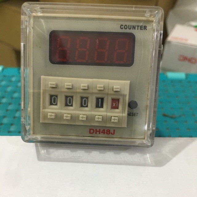 Counter đếm Đồng hồ đếm Omron DH48J-A (11 chân) DH48J (8 chân) 220V, 12 ...