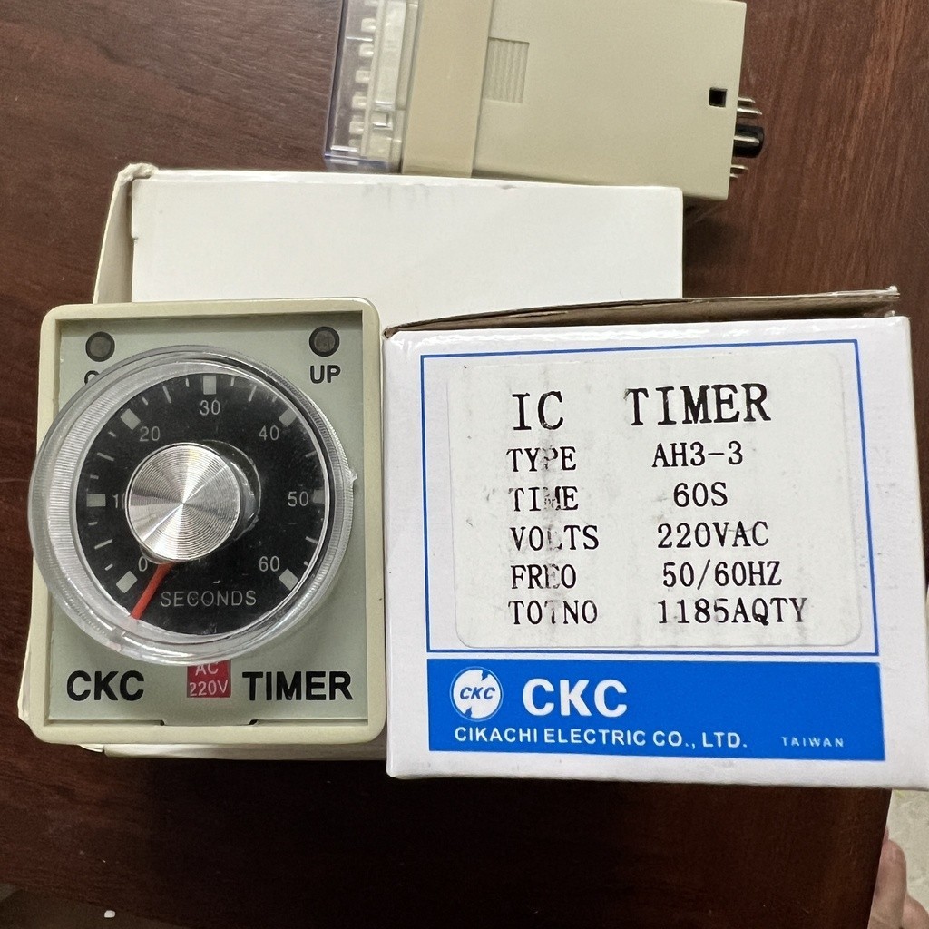 Rơ Le Thời Gian, Timer CKC AH3-3 chưa kèm đế (220V, 24V, 12V) | Shopee Việt Nam