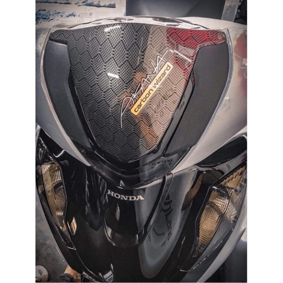 DECAL TEM CHỮ AKANA CARBON WIZARD DÁN TRANG TRÍ XE MÁY | Shopee Việt Nam