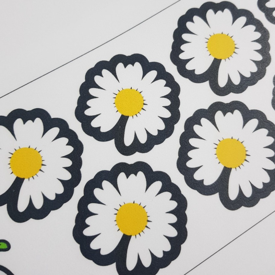 Sticker cúc DAISY PEACEMINOSONE x GDRAGON trang trí mũ bảo hiểm, laptop ...